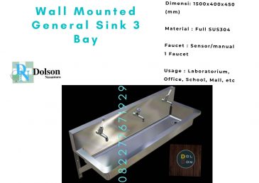 Wall Mounted Sink Laboratorium Furniture Office Resto Wastafel ...