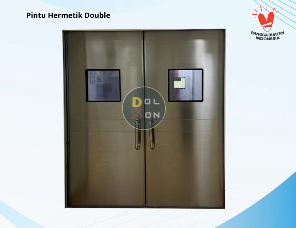 Pintu Hermetik Stainless Double Rumah Sakit Laboratorium INdustri Lab ...